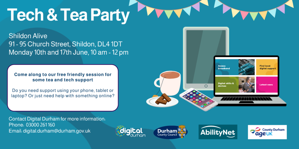 Tech & Tea parties are back! – Digital Durham
